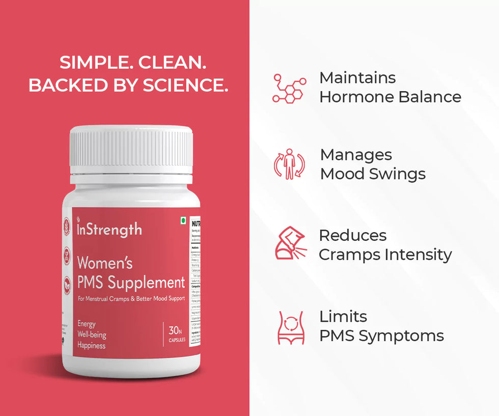 Period Pain Tablet to Support mood swings naturally – InStrength