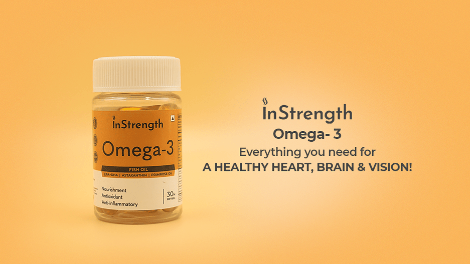Buy Omega-3 Capsules with Salmon Fish Oil, Astaxanthin – InStrength